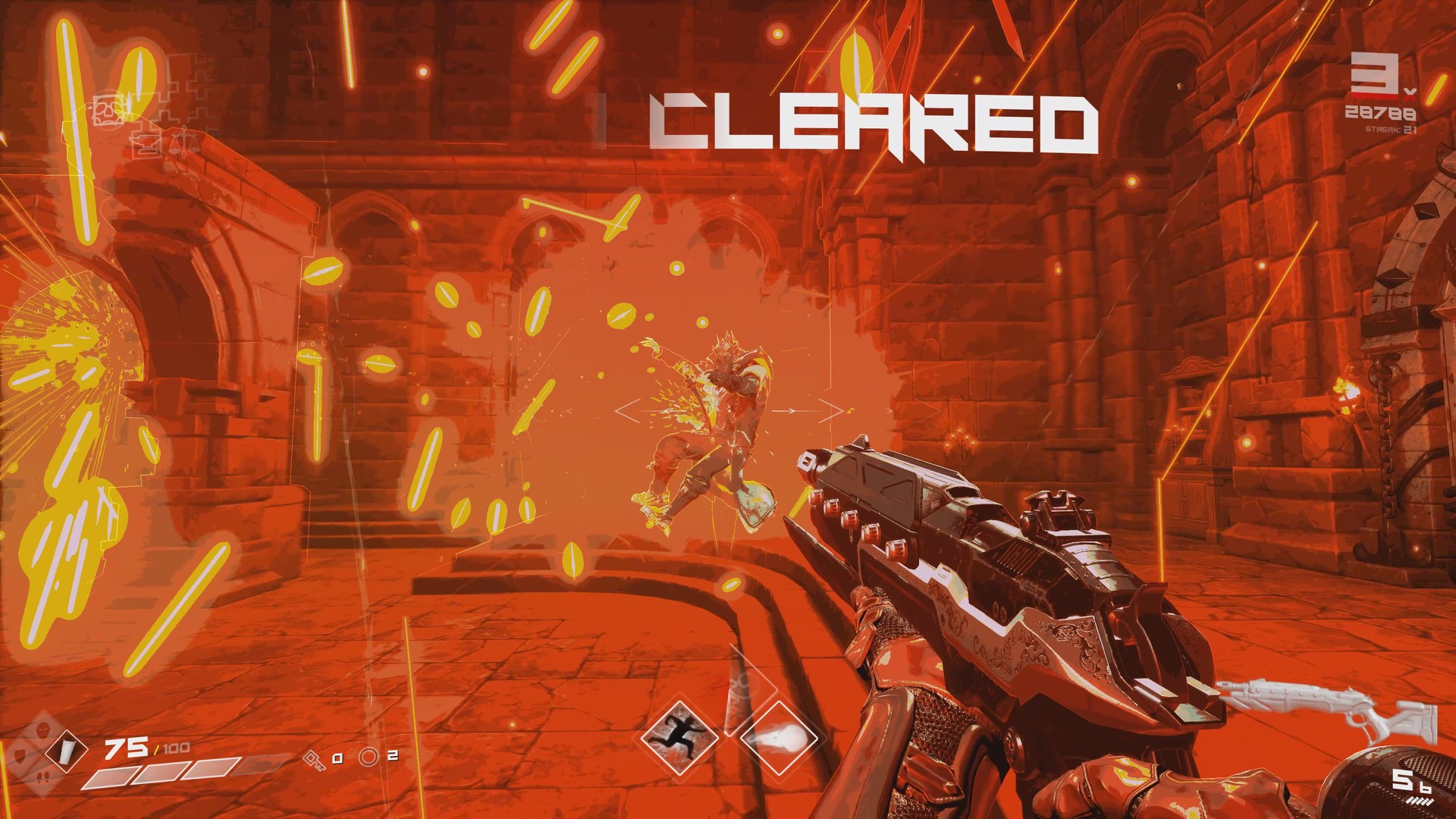 游戏截图_节奏型FPS游戏《BPM：每分钟子弹数》实机演示_3DM单机