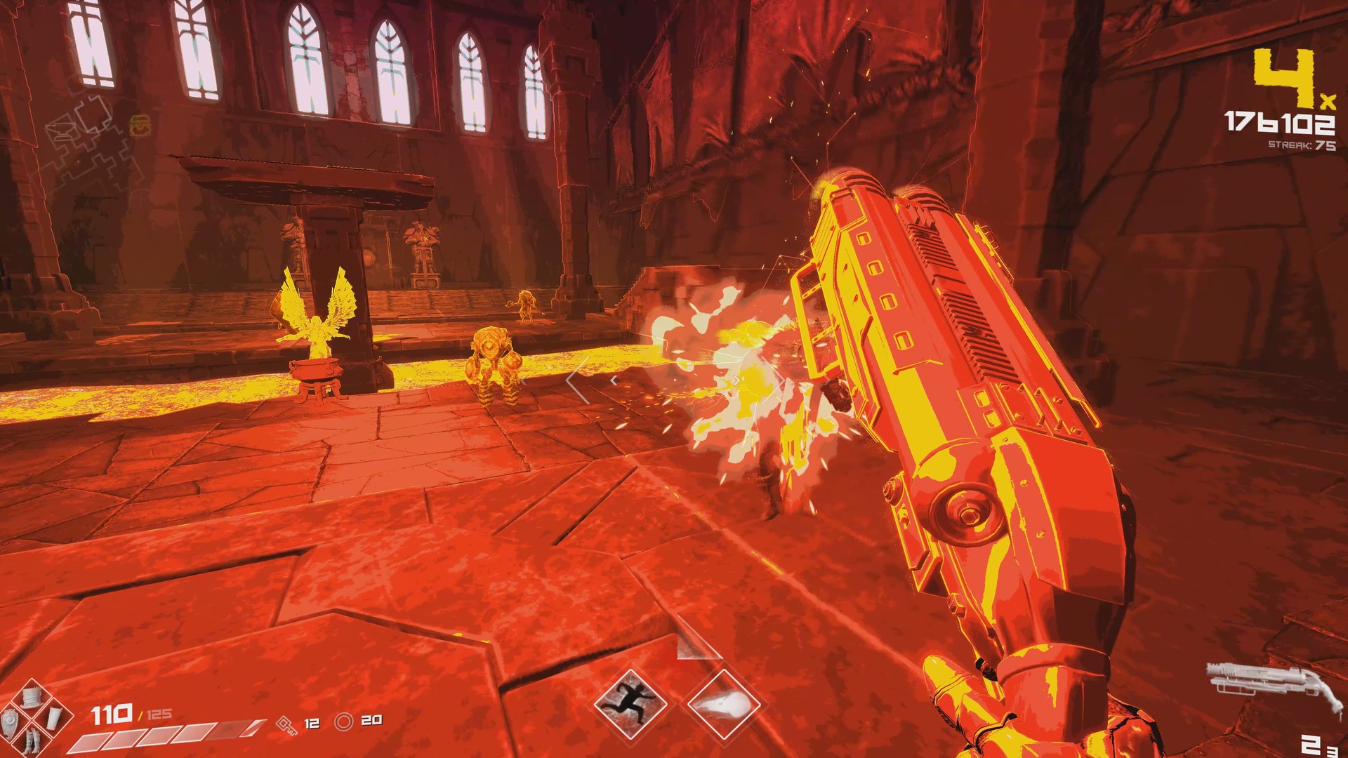 游戏截图_节奏型FPS游戏《BPM：每分钟子弹数》实机演示_3DM单机